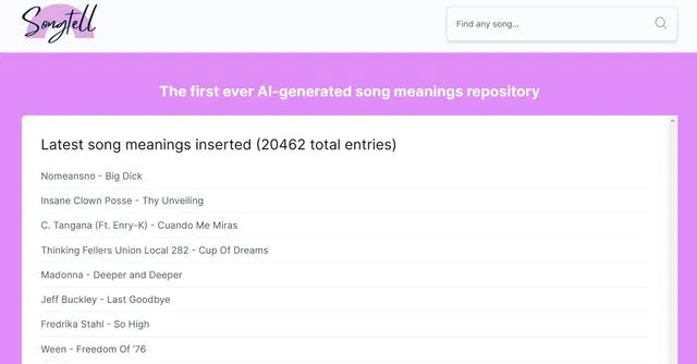 Songtell | NextPedia